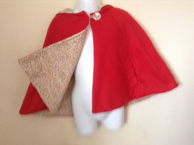 Red Riding Hood Cape - Etsy