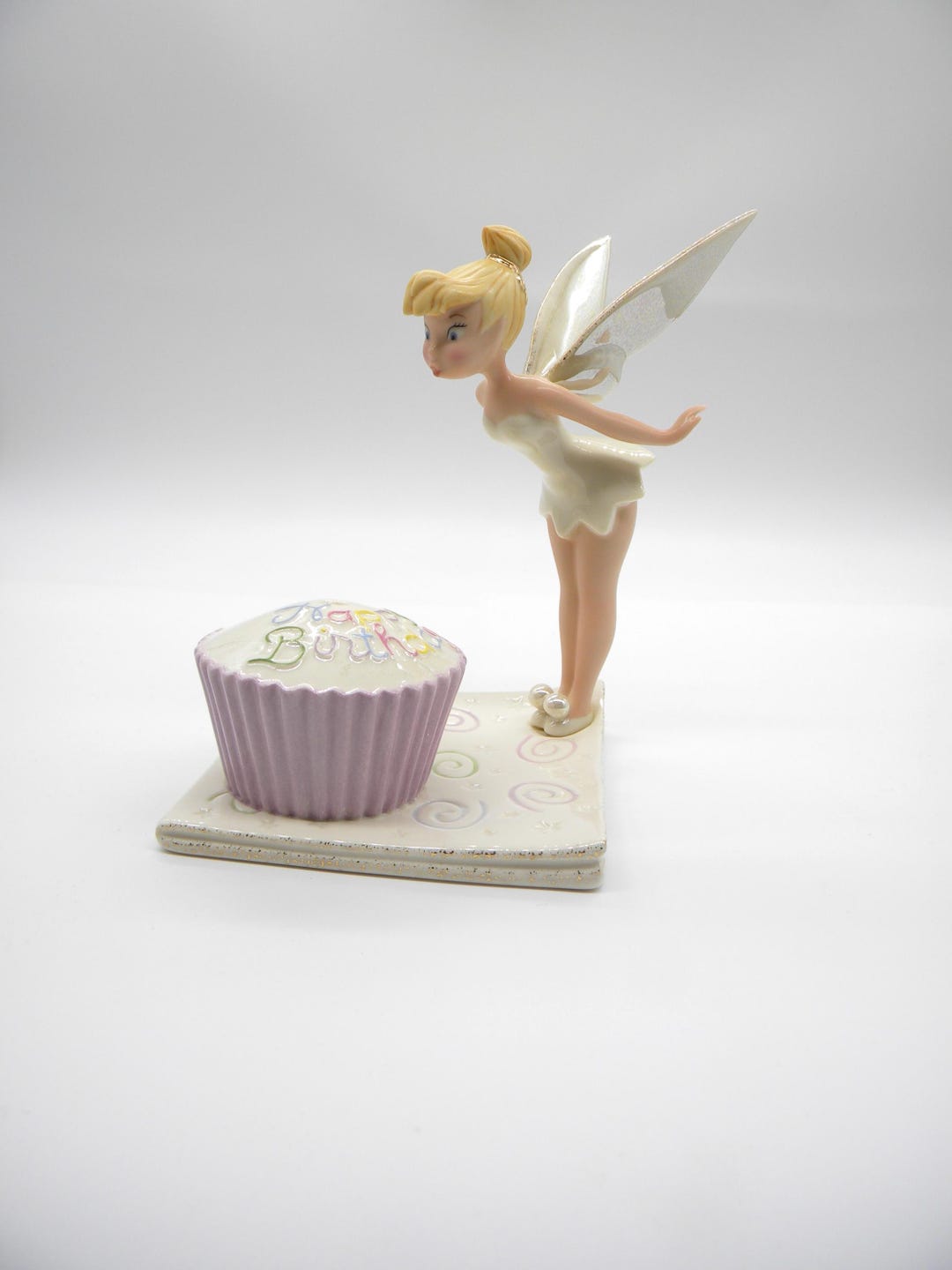Lenox Tinker Bell Tinks Birthday Wish Figurine - Etsy