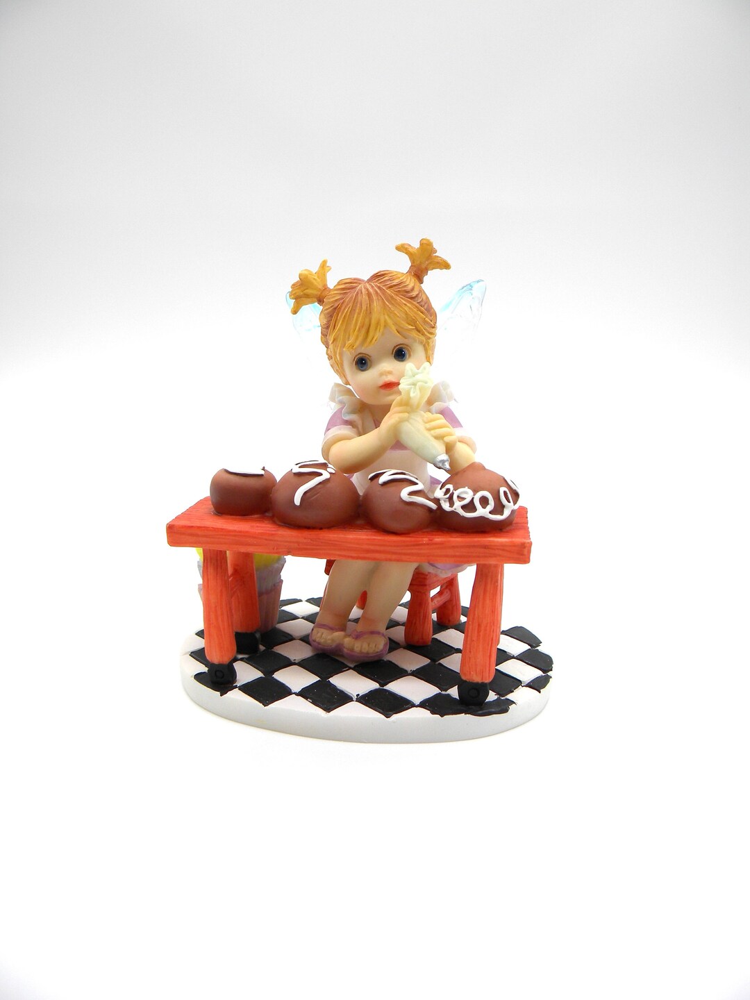 My Little Kitchen Fairies by Enesco "truffle Artist Fairie" Figurine - Etsy