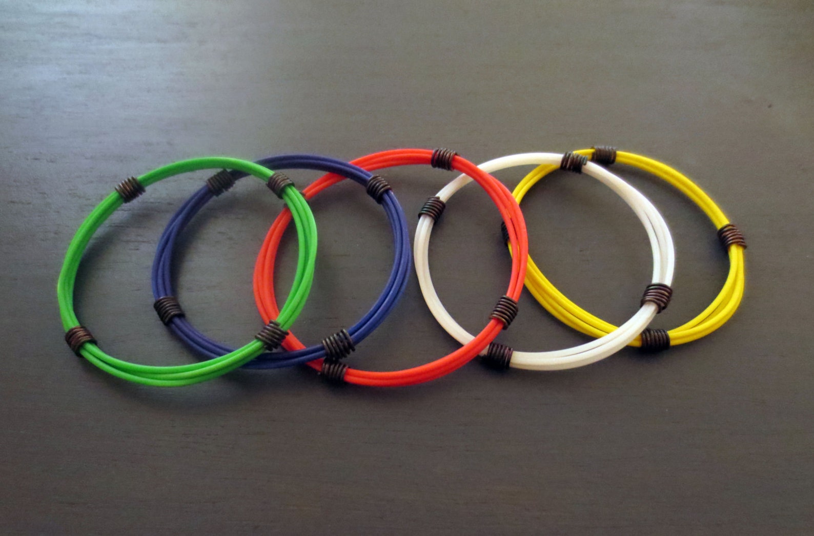 Bright Plastic Bangles Made From Recycled Plastic, Recycled Jewelry ...