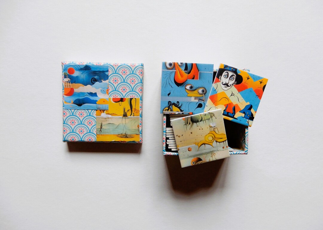 Handma Memory Game for Adults Salvador Dali Style Matching Game - Etsy