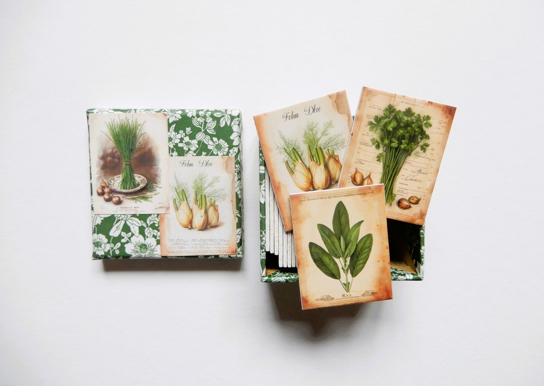 Memory Game Herbs Spices Matching Game - Etsy