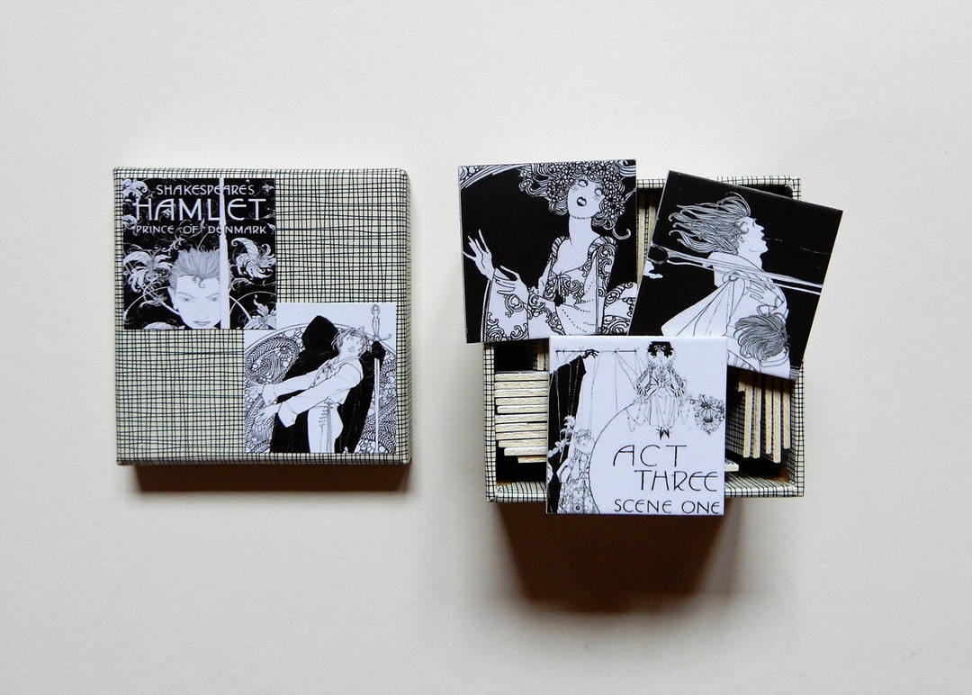 Memory Game Hamlet Prince of Denmark Shakespeare Matching Game - Etsy