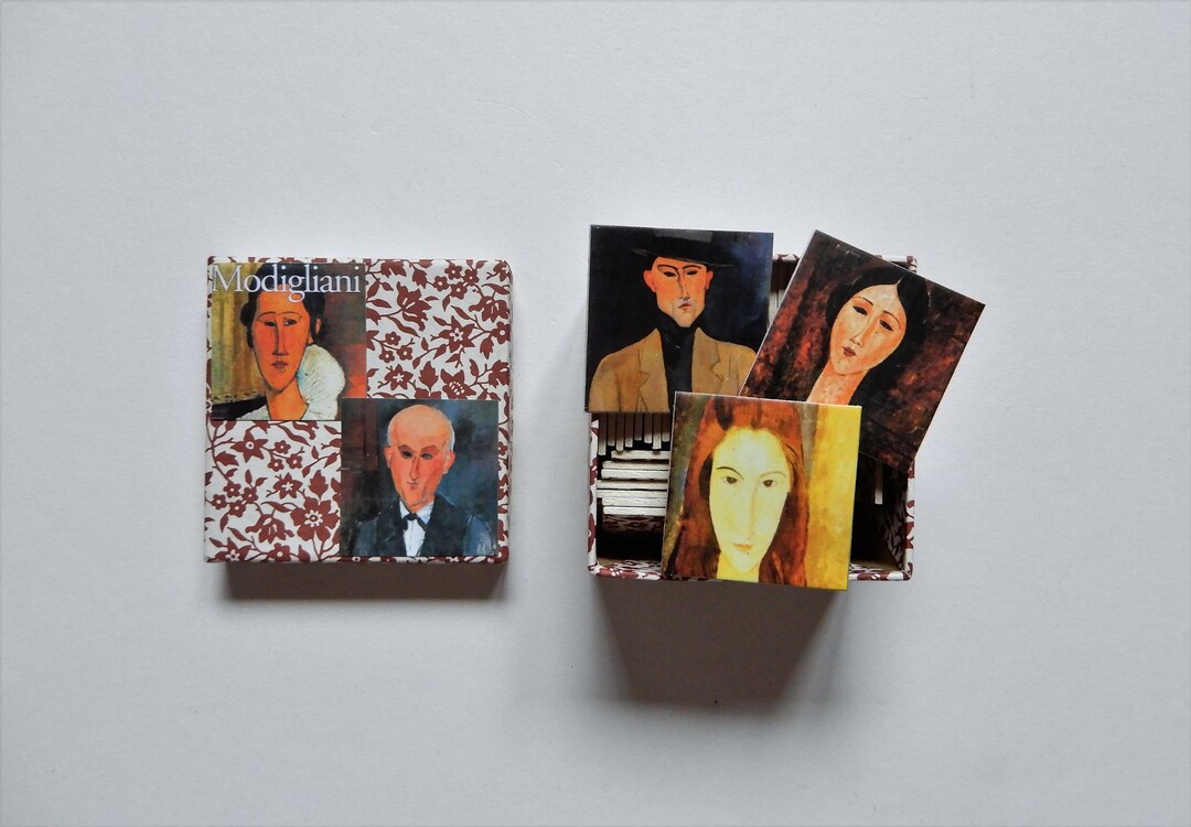 Memory Game Matching Game With Pictures of Modigliani - Etsy