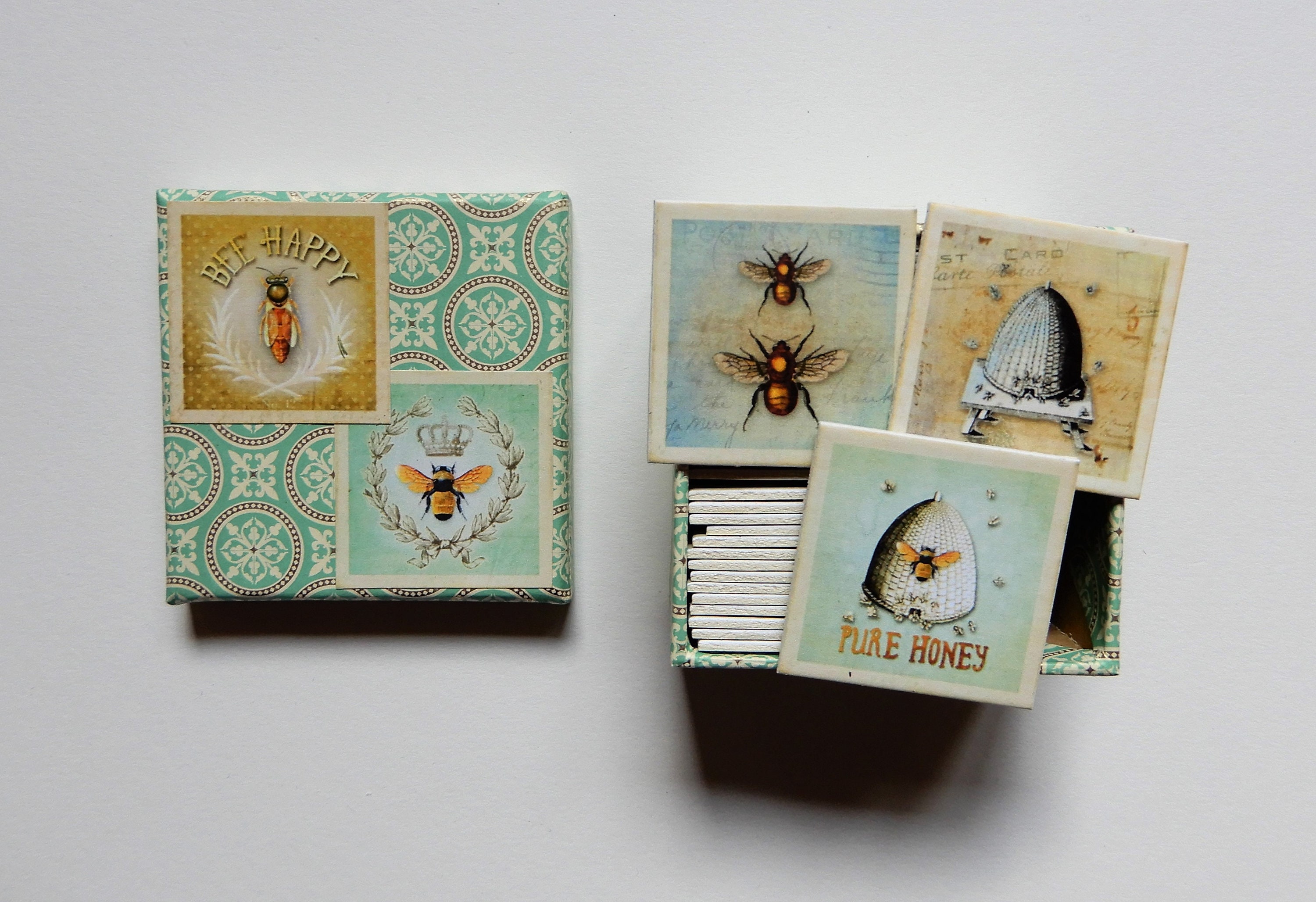 Memory Game Vintage Bees Honey Pictures Matching Game - Etsy UK
