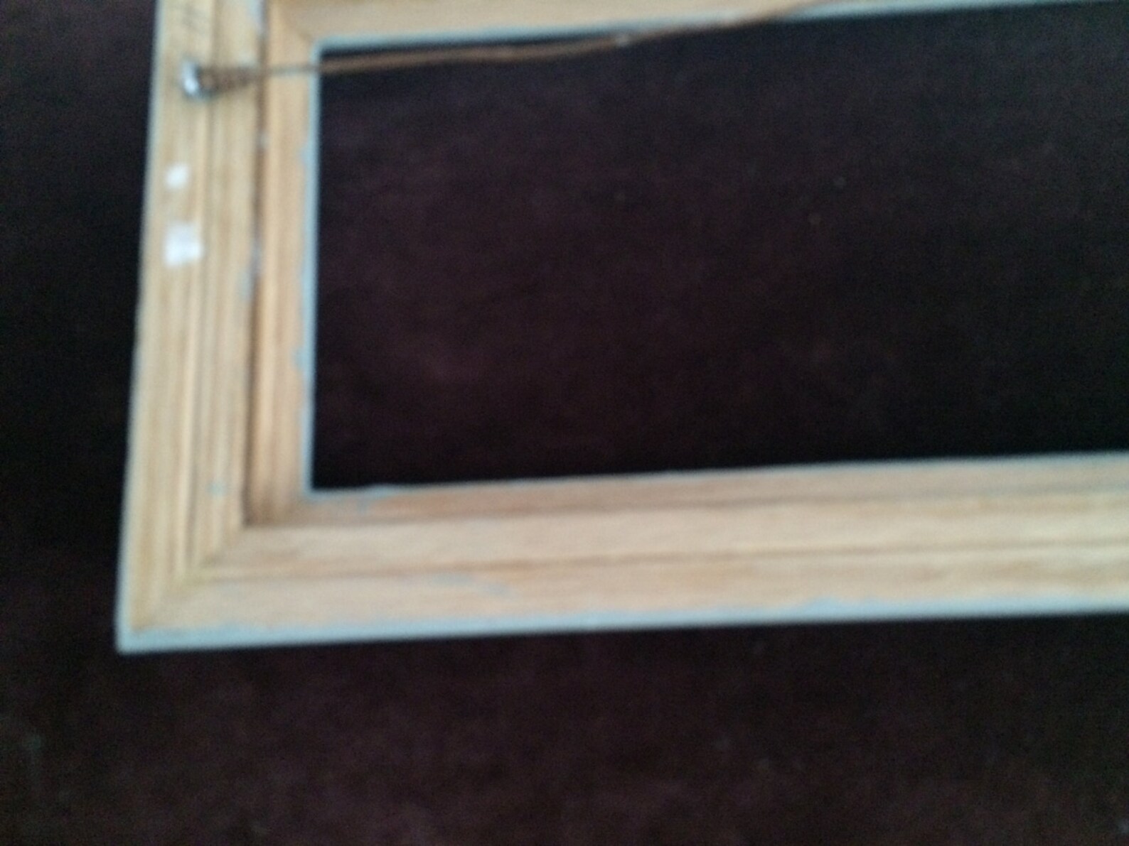 Antique Wooden Duck Egg Blue Chalk Paint Frame - Etsy
