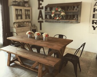 Harvest table | Etsy