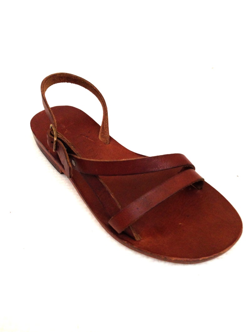 CARNA: Classically Simple Asymmetric Sandal Handmade Leather - Etsy