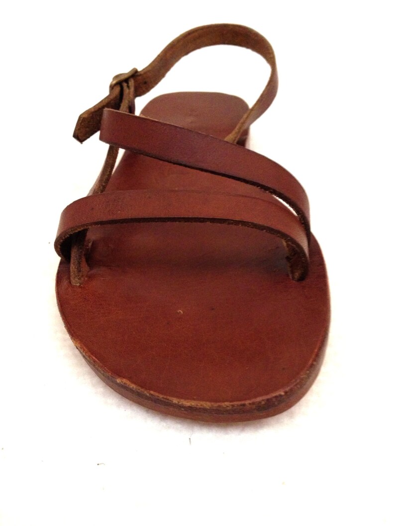 CARNA: Classically Simple Asymmetric Sandal Handmade Leather - Etsy