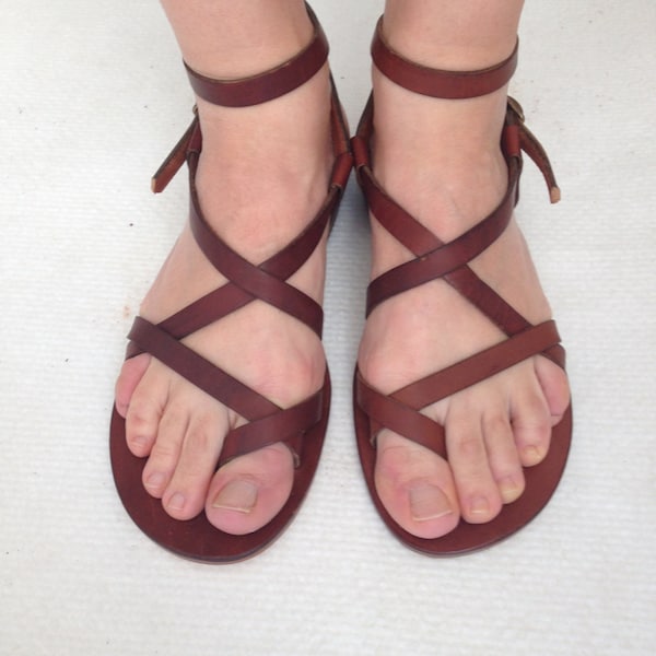 Leather Sandals - Etsy