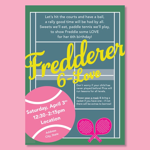 Paddle Invitation - Etsy