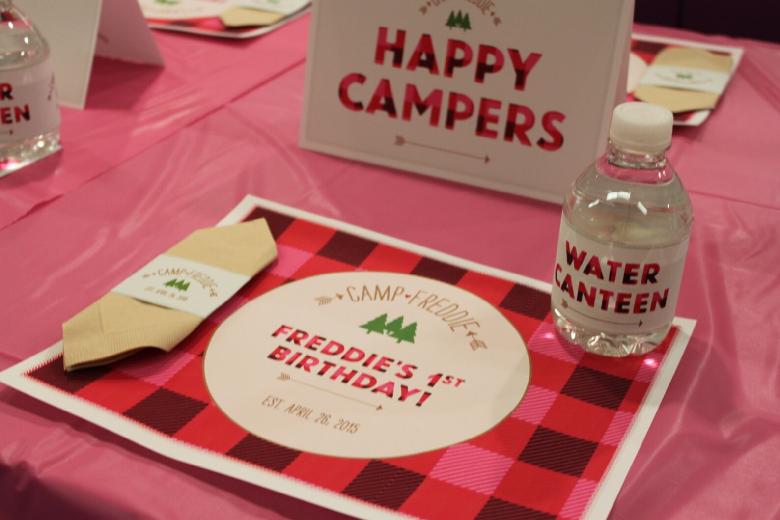 Girls Camp Themed Birthday - Printable - Etsy