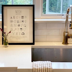 NOSH Jewish Food: A-Z Print - Etsy