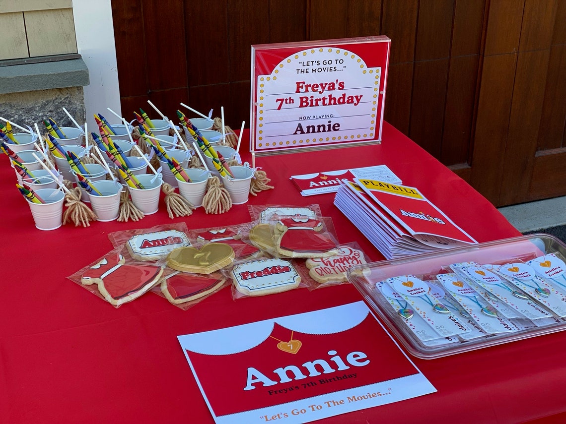 Annie / Movie Themed Birthday ("annie") - Printable - Etsy