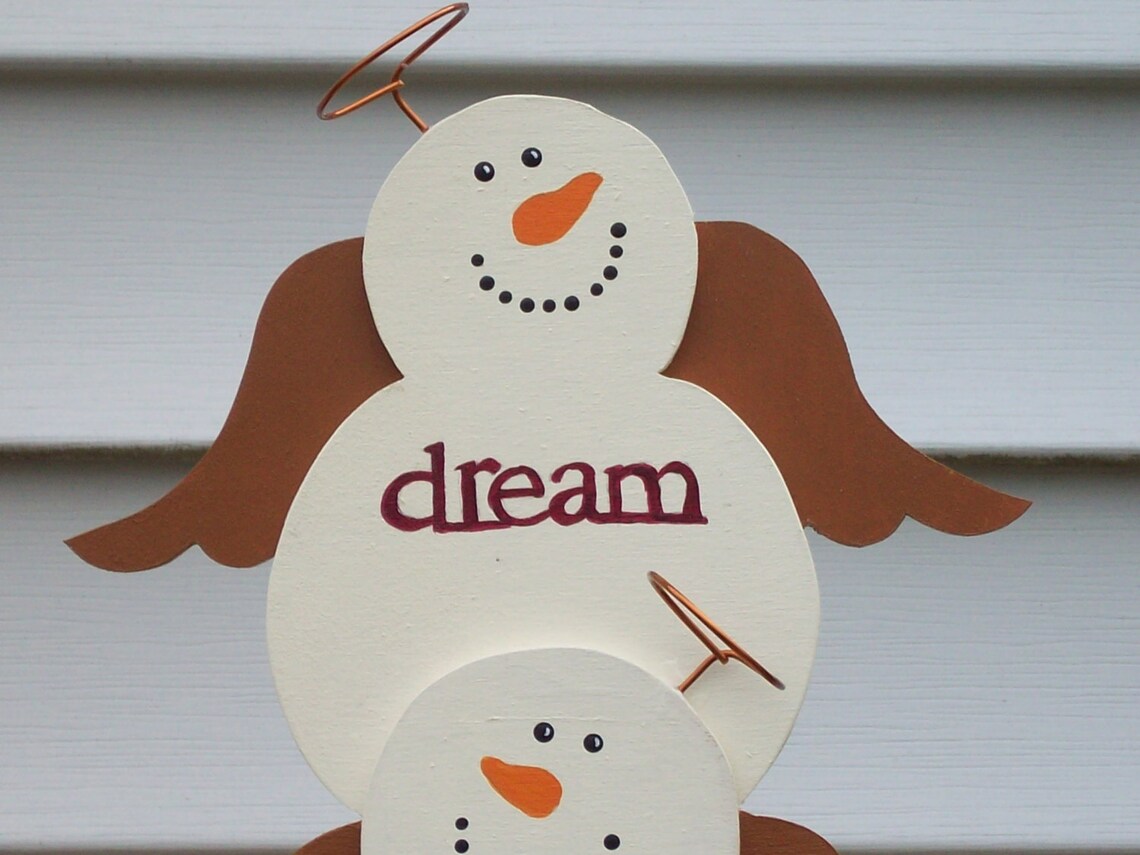 Snowmen Angels - Etsy