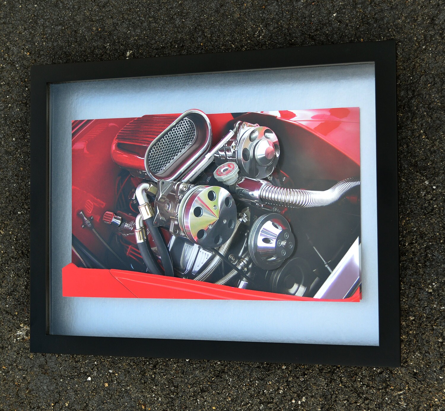 Hot Rod Small Block Chevy Engine 3-dimensional Shadowbox - Etsy