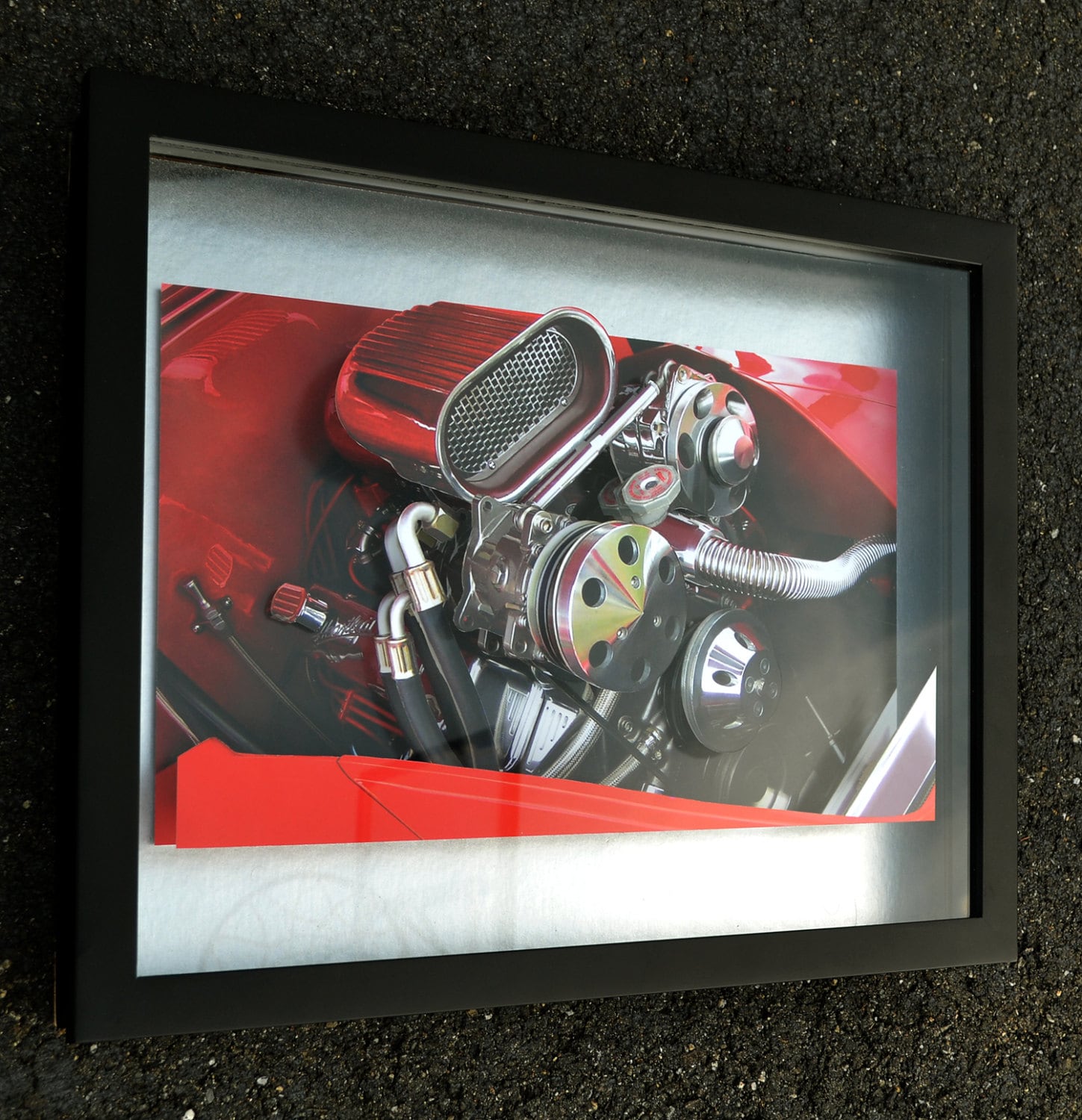Hot Rod Small Block Chevy Engine 3-dimensional Shadowbox - Etsy