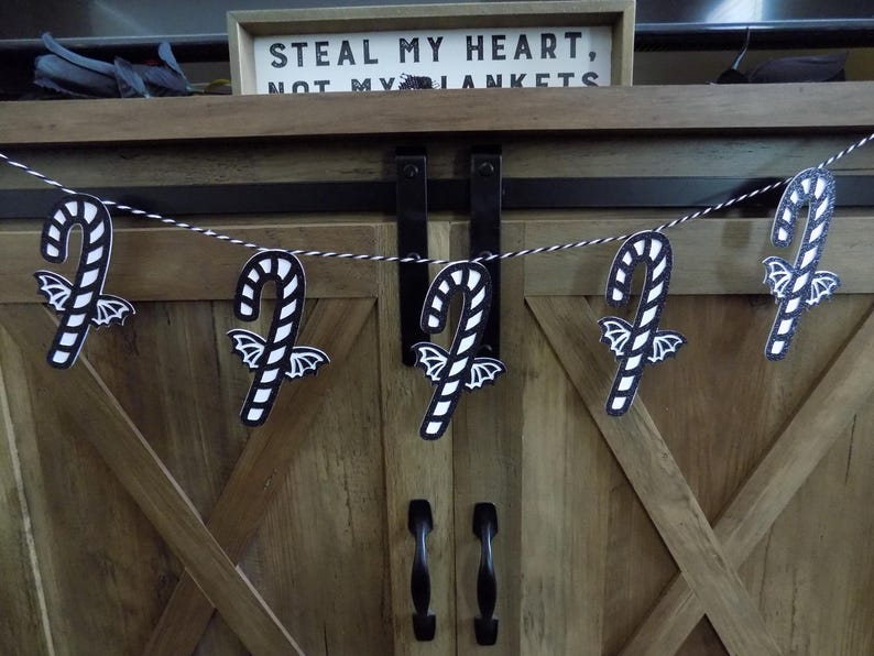 Ah Real Monsters / Candy Cane Bats - Etsy