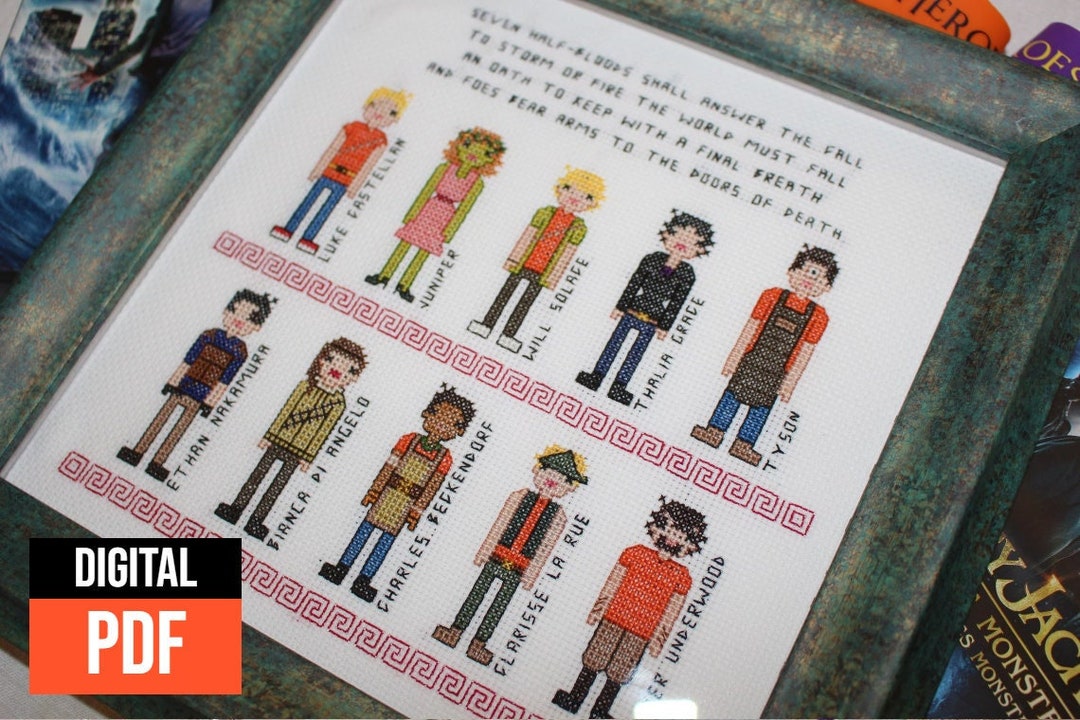 Percy Jackson Cross Stitch Pattern: Little Heroes Expansion Pack (PDF ...