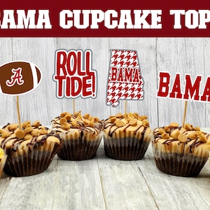 Alabama Picks, Cupcake Toppers, Charcuterie Picks - Etsy
