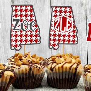 Alabama Picks, Cupcake Toppers, Charcuterie Picks - Etsy