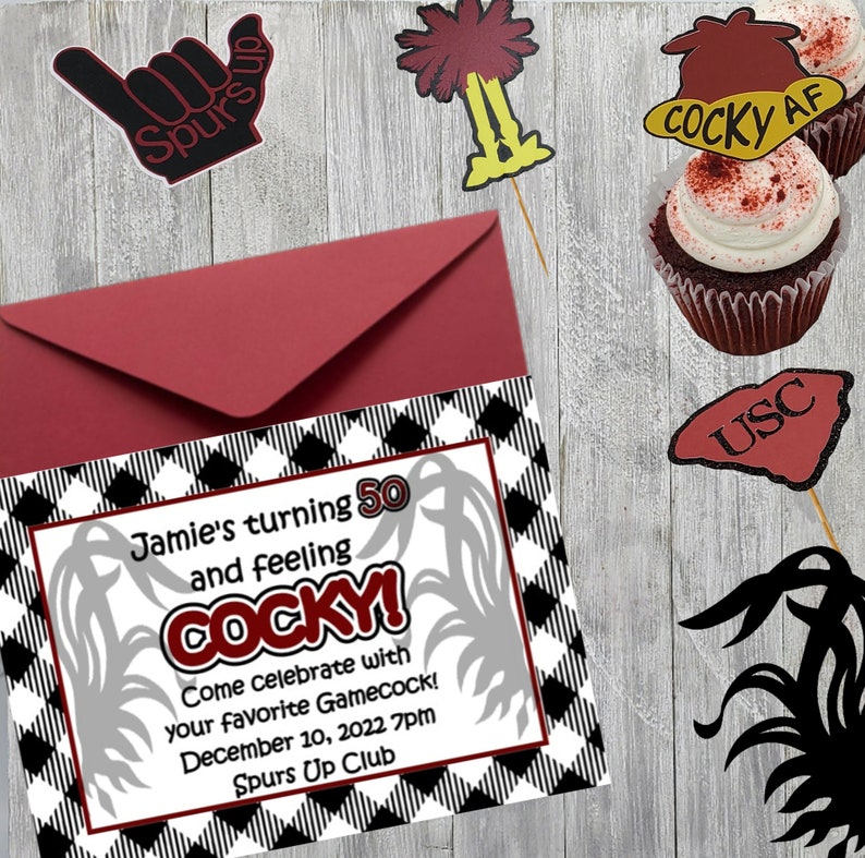 South Carolina Birthday Party Invitation Instant Digital - Etsy