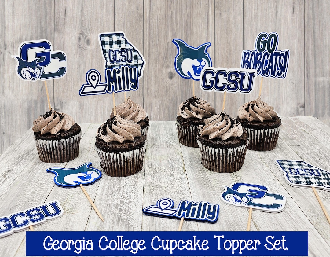 Georgia College Toppers, Charcuterie Picks, Choose Your Designs - Etsy
