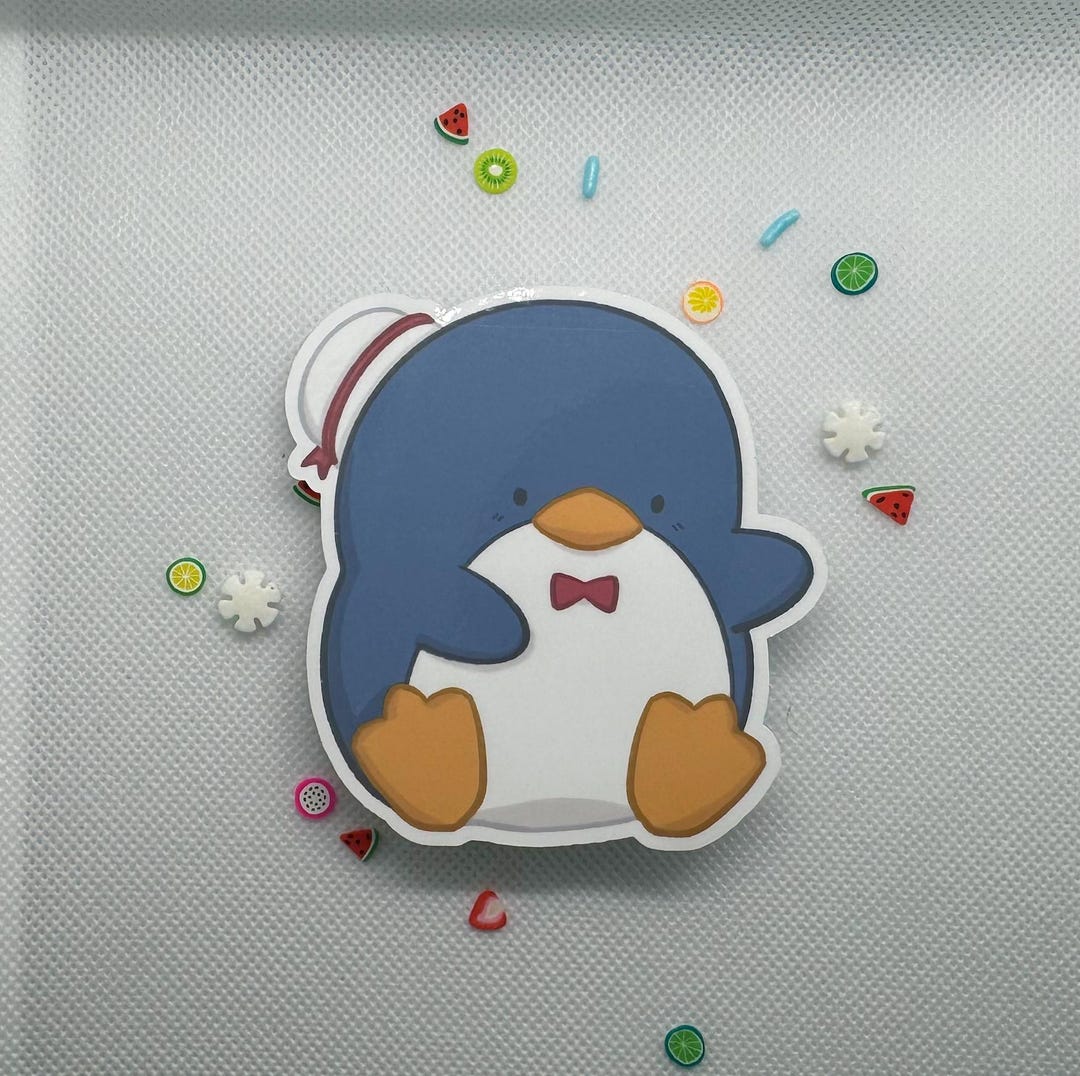 Tuxedo Penguin, Sam - 3" Waterproof & UV Resistant Vinyl Stickers - Etsy