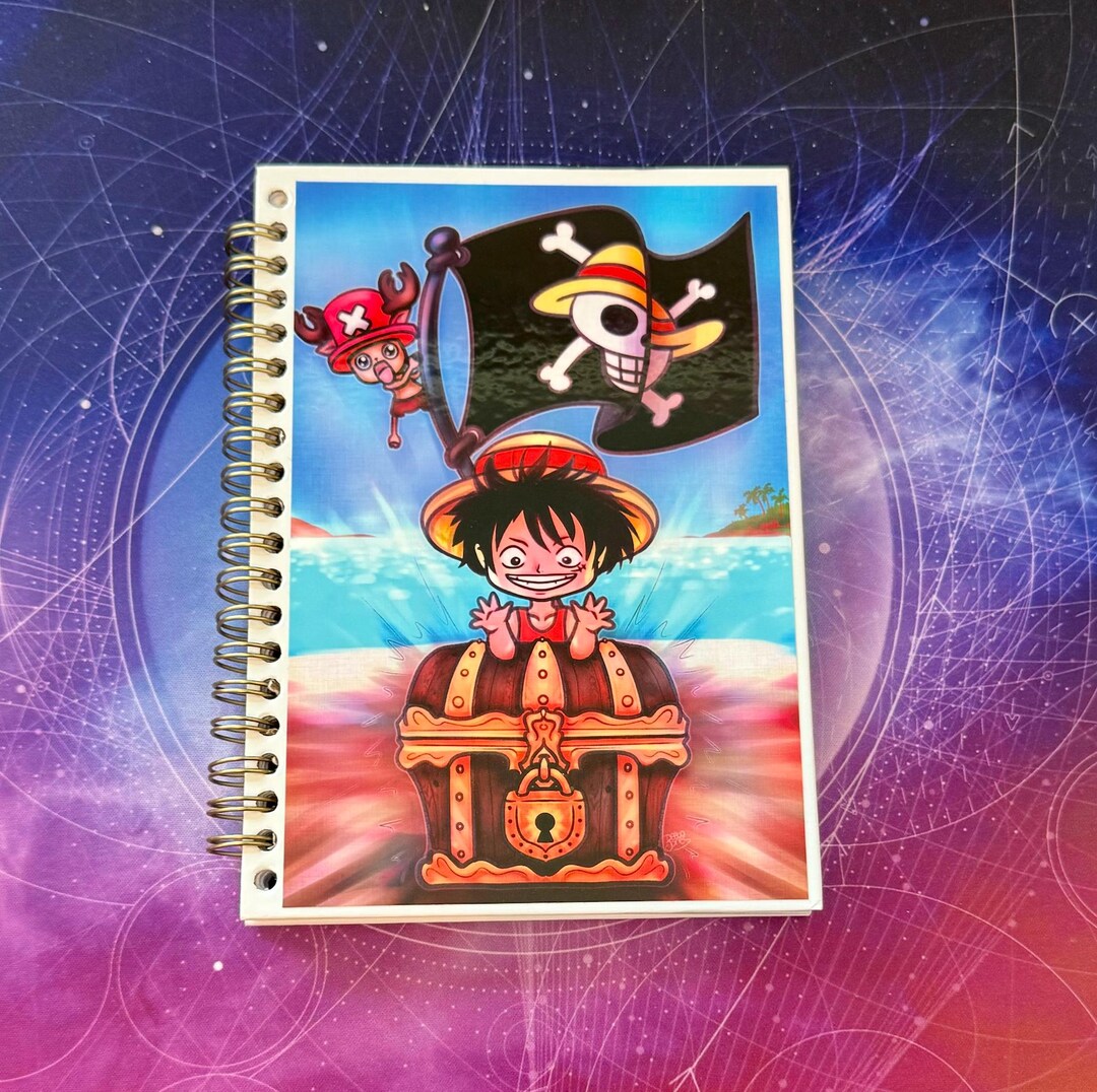 One Piece Luffy Pirate, Notebook, Pirate Treasure Mini Note Book - Etsy