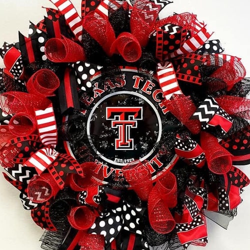 Texas Tech Raiders Wreath - Etsy