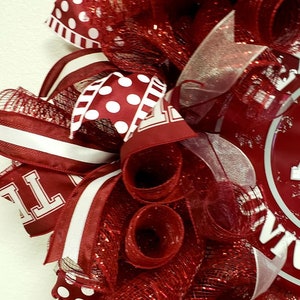 Texas A&M Wreath, Gig Em' Aggies Wreath, College Sport Wreath, Maroon ...