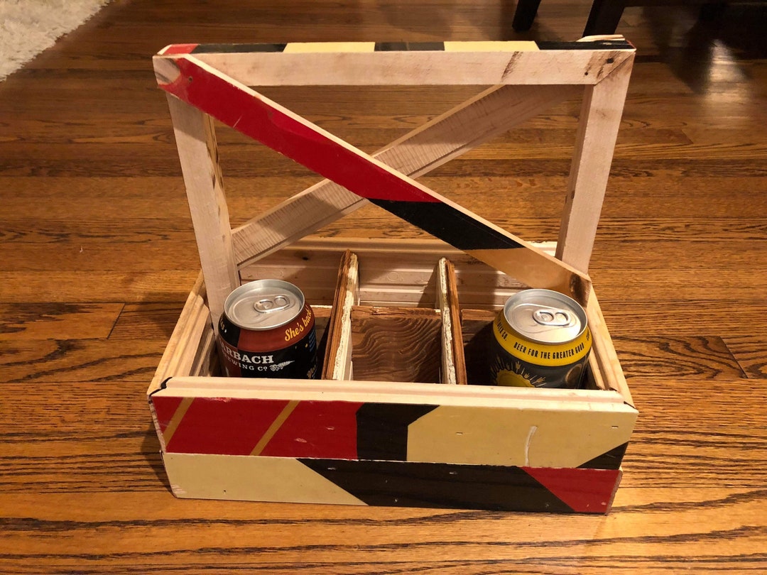 Reclaimed Wood Beer Caddy - Etsy