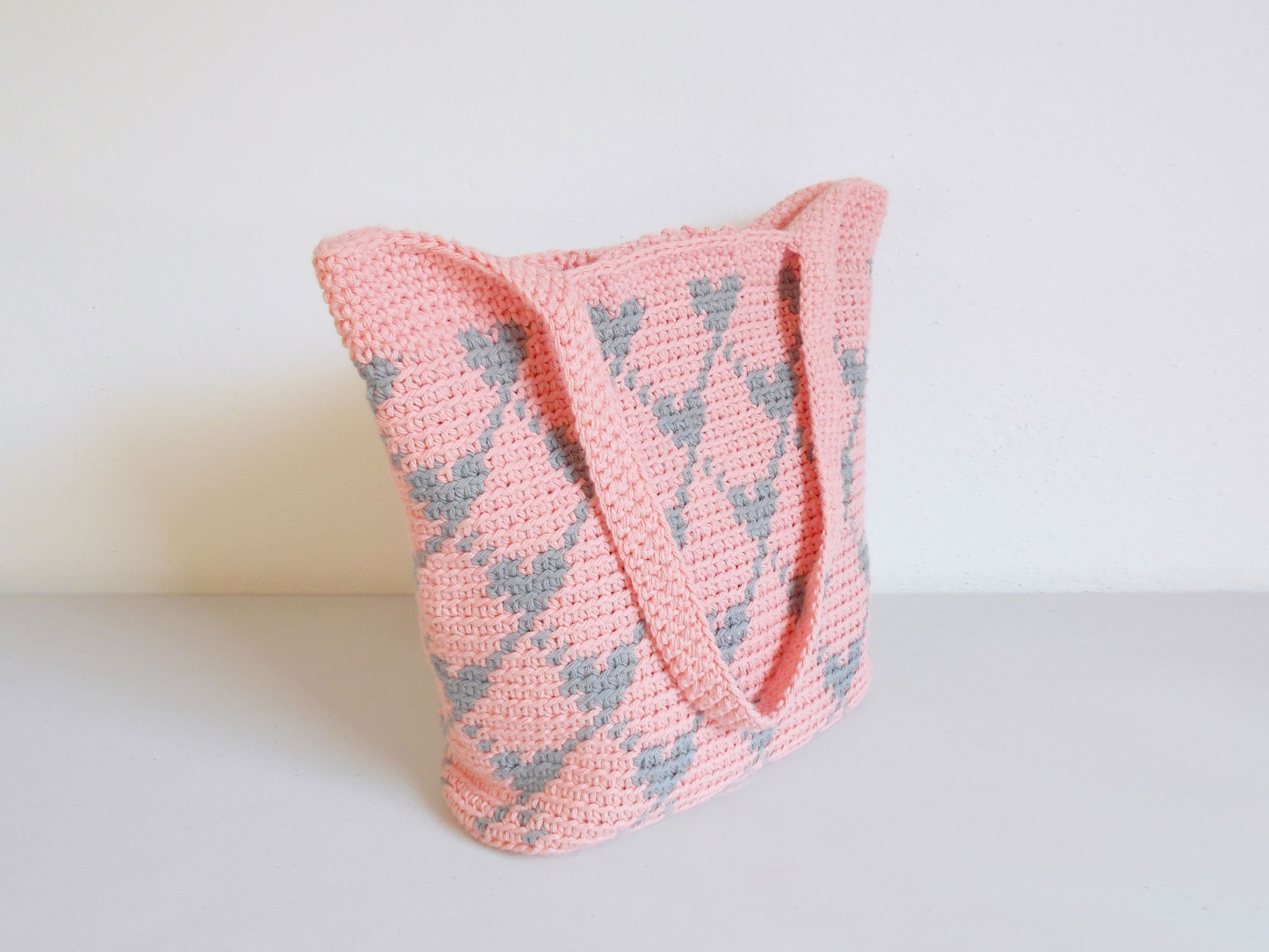 Crochet Pattern for Cuore Tote Crochet Bags Tapestry Bags - Etsy