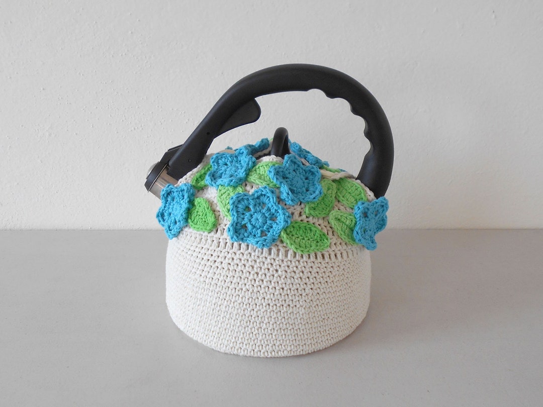Crochet Pattern for Flora Kettle Cozy. Crochet Teapot Cozy, Crochet ...