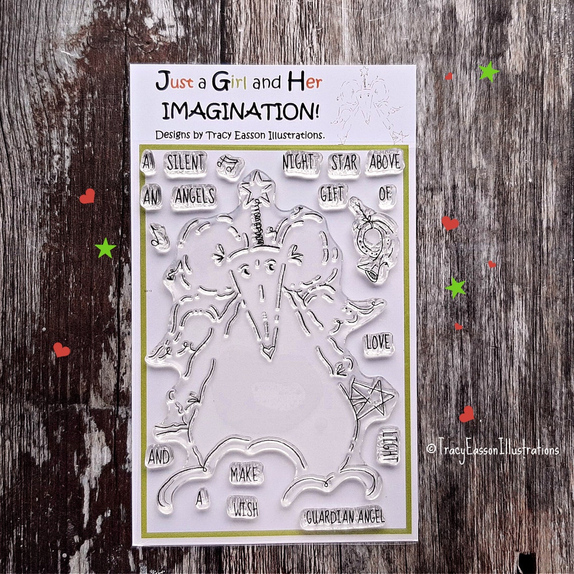 The Clans Guardian Angel A6 stamp set-Tracy Easson | Etsy