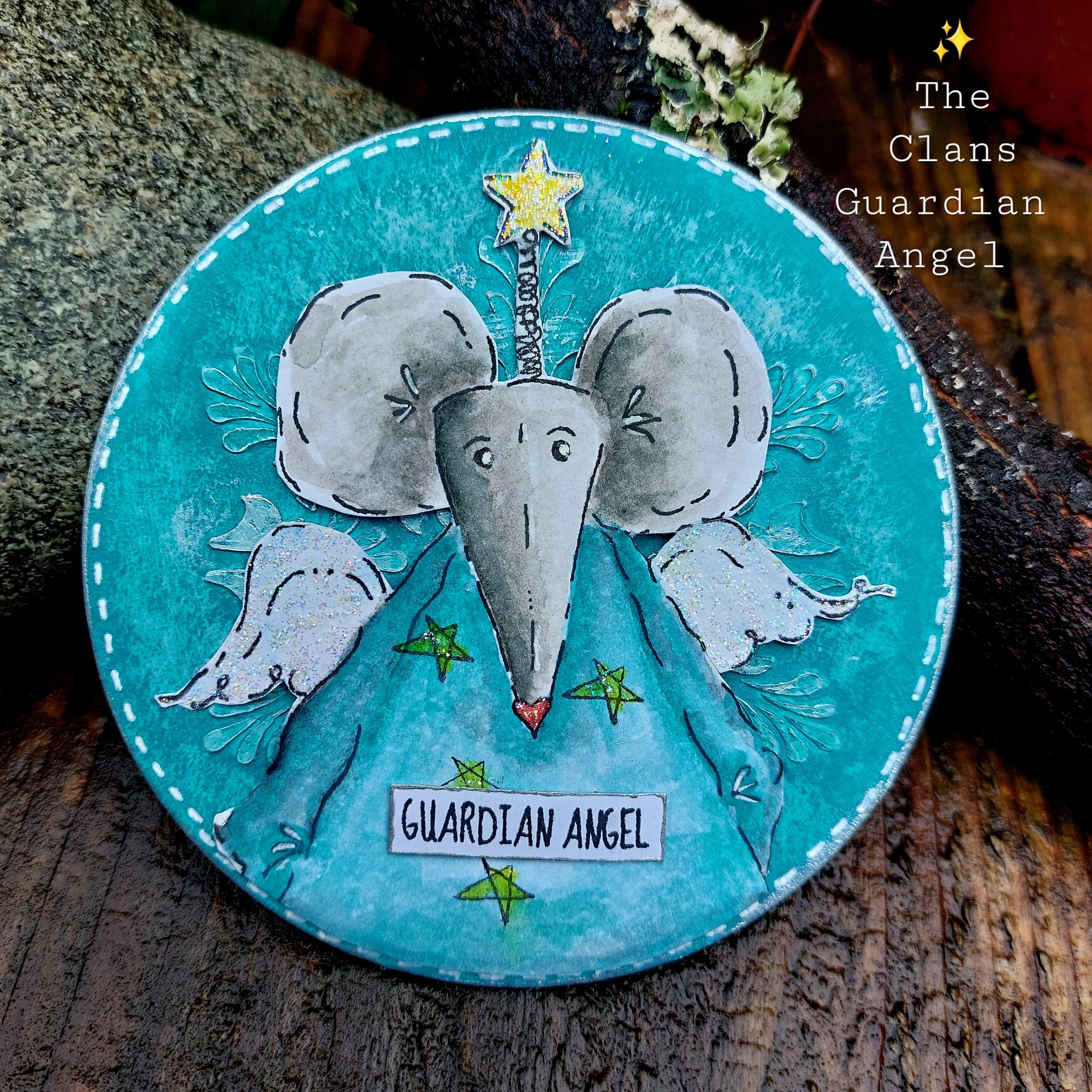 The Clans Guardian Angel A6 Stamp Set- Mouse Stamp-tracy Easson ...
