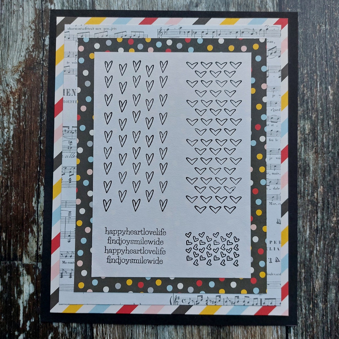 Happy Hearts A6 Stamp Set-the Mouseker Clan-tracy Easson Illustrations ...