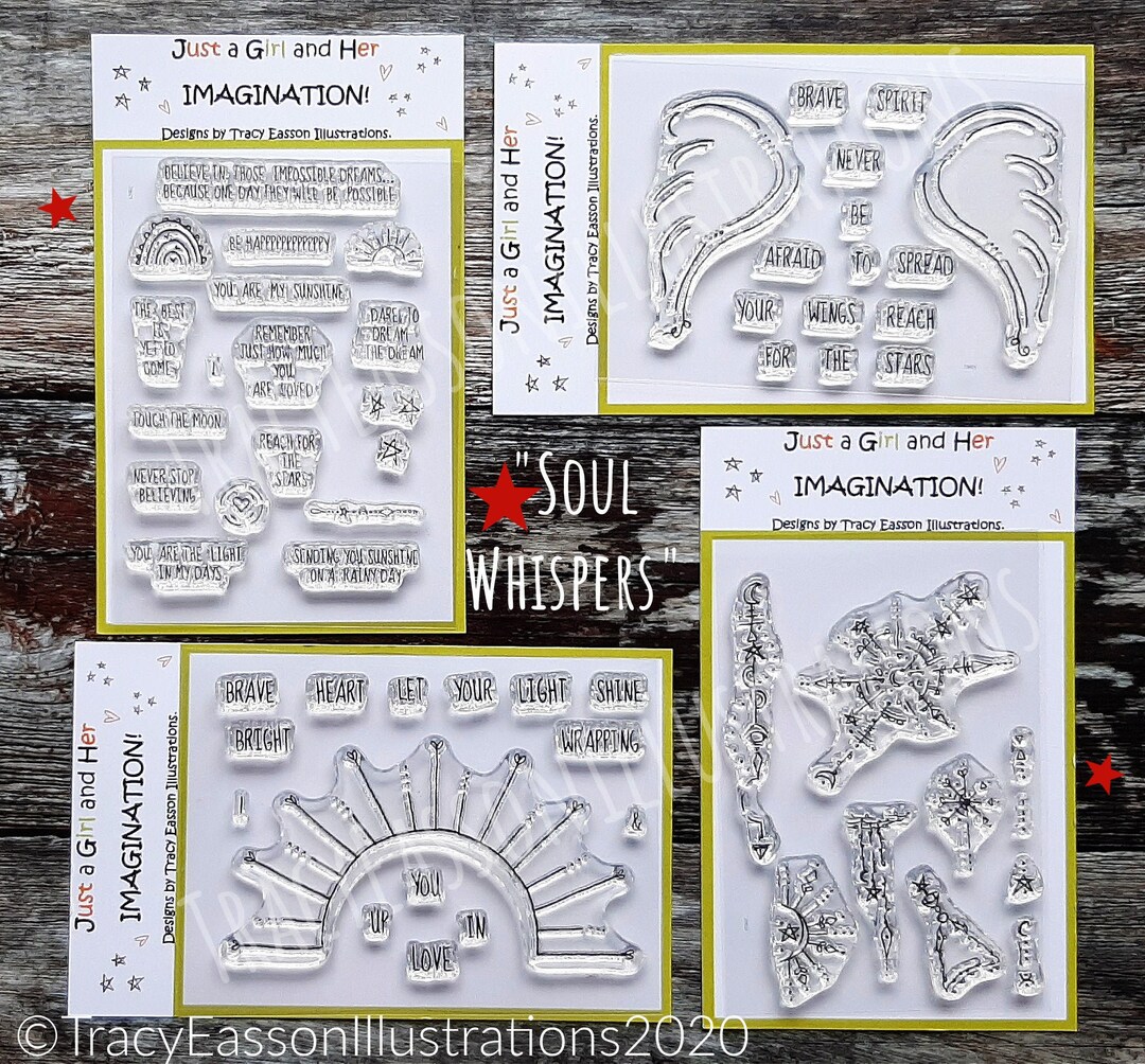 Complete A7 Stamp Bundle~soul Whispers~tracy Easson Illustrations ...