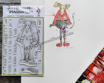 Star Gazers DL Stamps: Morty Bottoms mousetracy Easson Illustrations ...