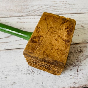 Vintage Kitchen Mallet Mallet With Green Wood Handle Dual - Etsy