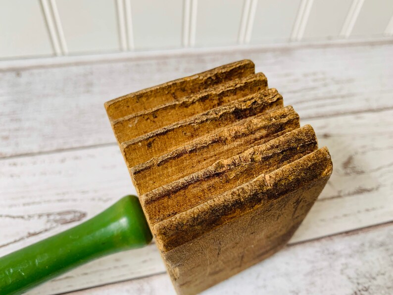 Vintage Kitchen Mallet Mallet With Green Wood Handle Dual - Etsy