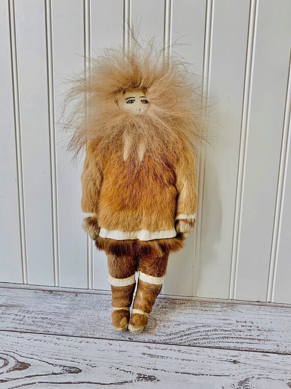 Vintage Native Alaskan Doll Handmade Inuit Eskimo Doll | Etsy