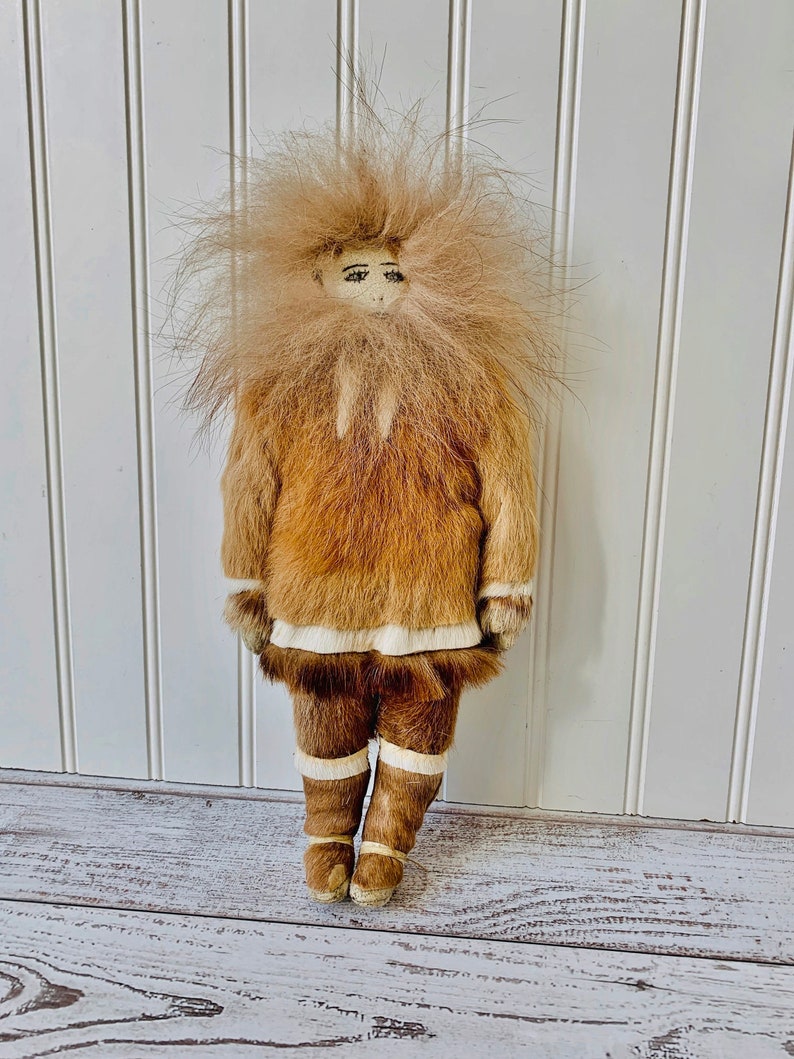 Vintage Native Alaskan Doll Handmade Inuit Eskimo Doll | Etsy