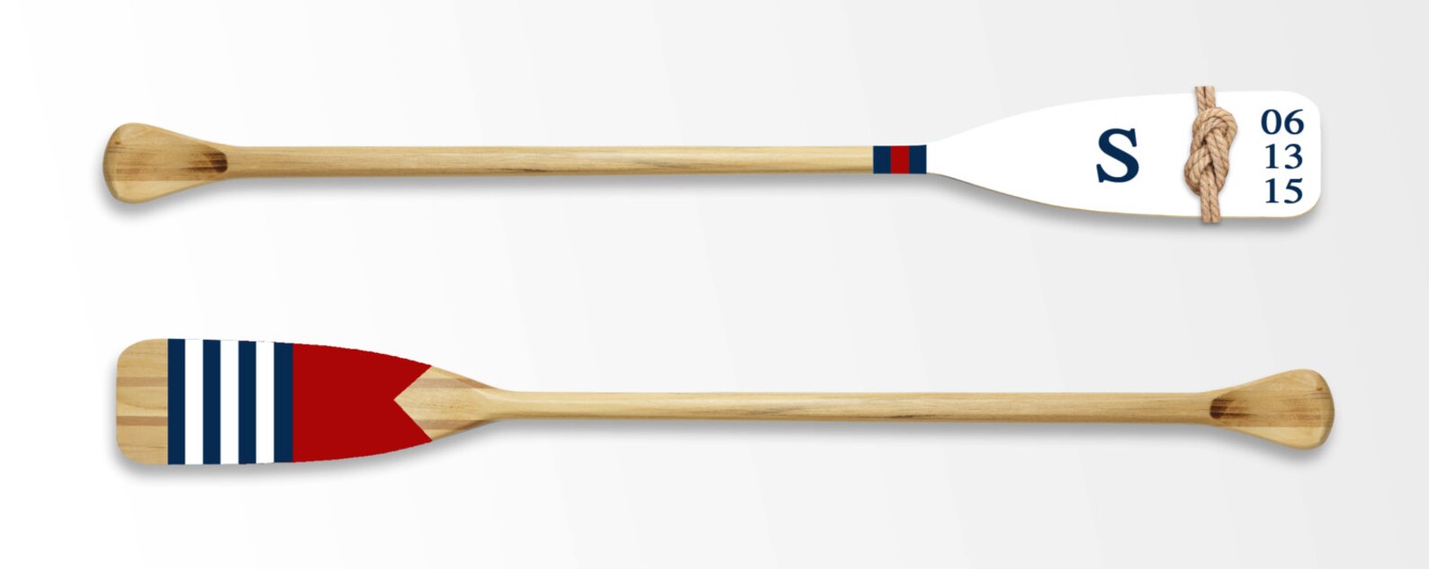 Wedding Date Paddle With LOVE Knot Custom Hand-painted Paddle for Your ...