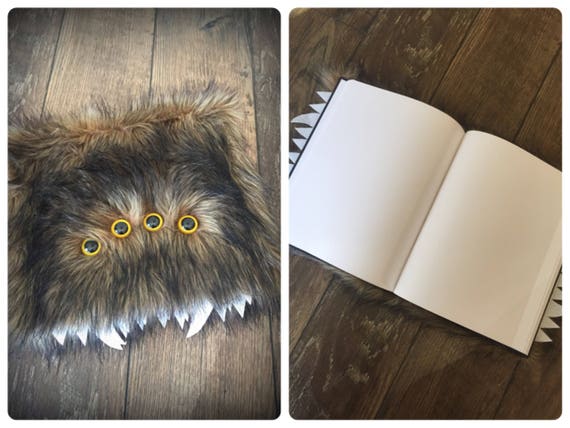 Furry Monster Sketchbook - Etsy