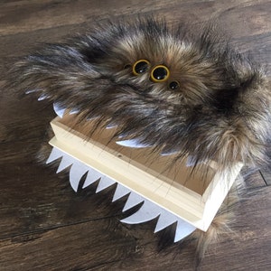 Custom Furry Monster Book Box - Etsy