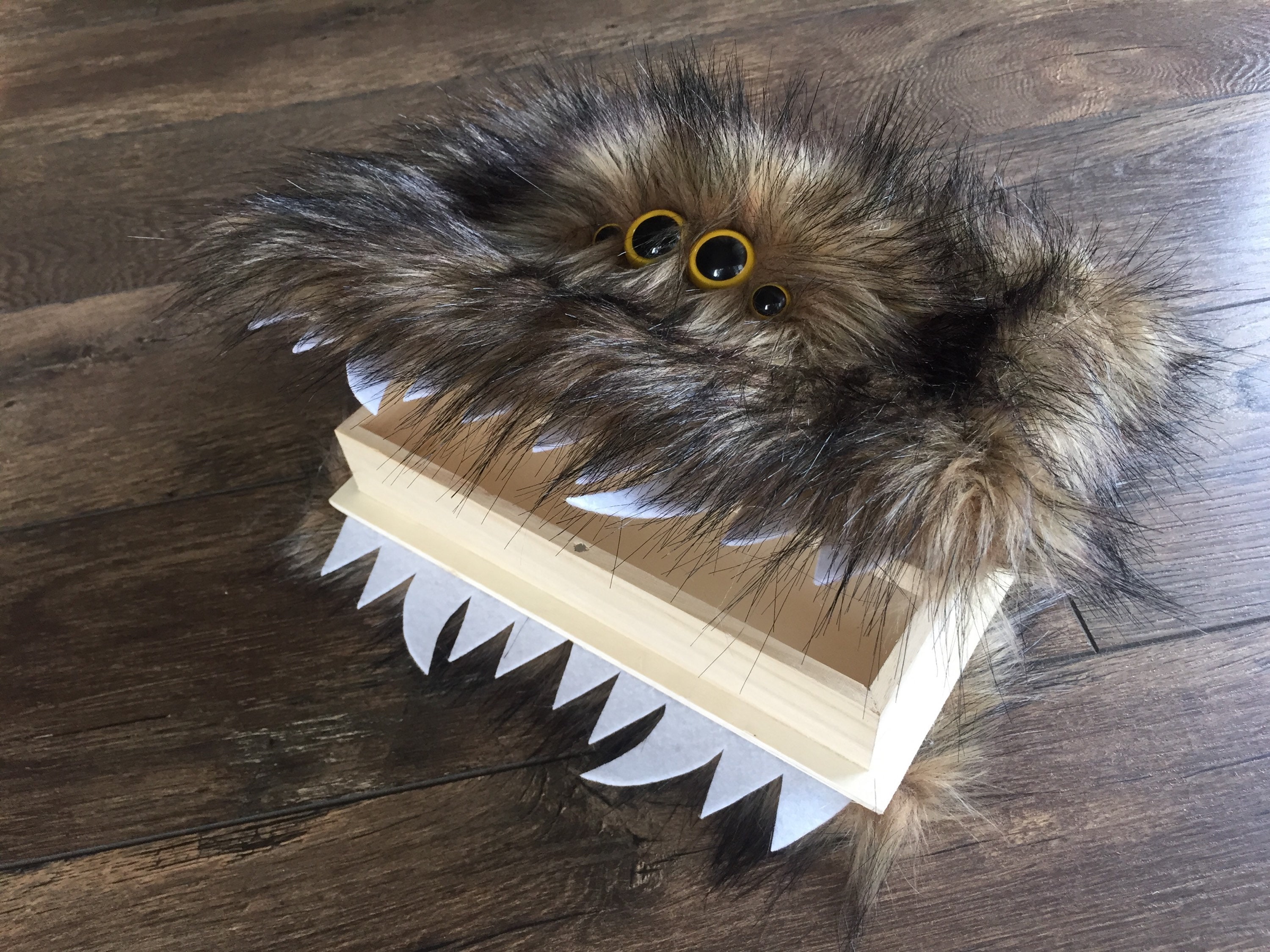 Custom Furry Monster Book Box - Etsy
