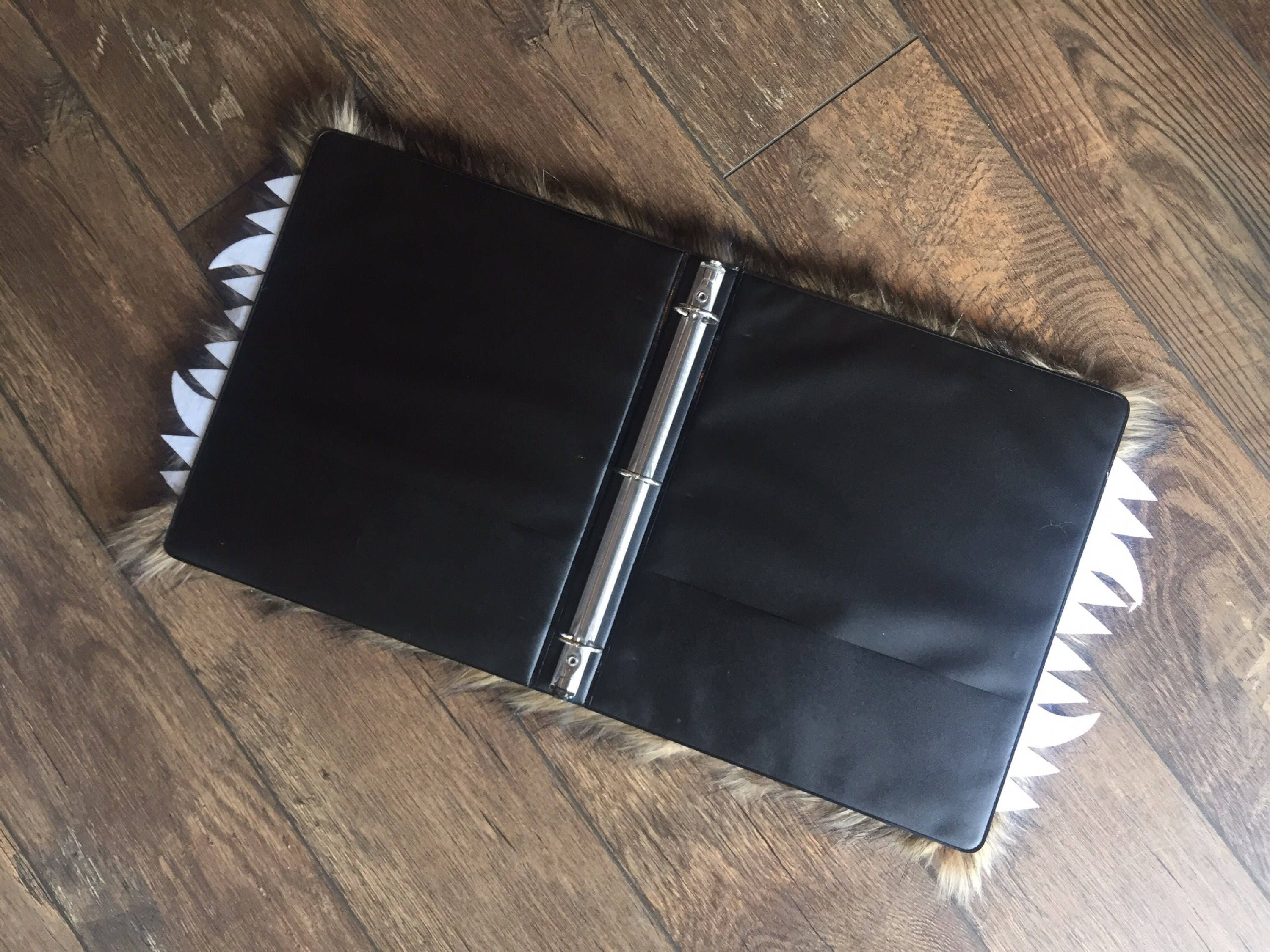 Furry Monster Binder | Etsy