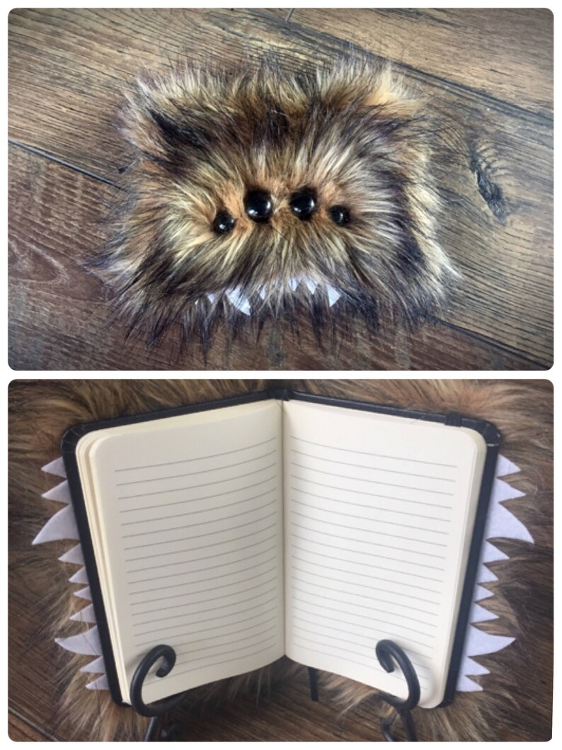 Custom Furry Monster Book Pocket Journal Lined - Etsy