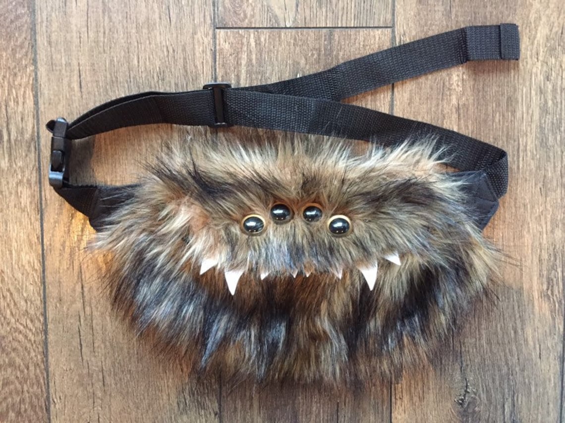 Furry Monster Fanny Pack - Etsy